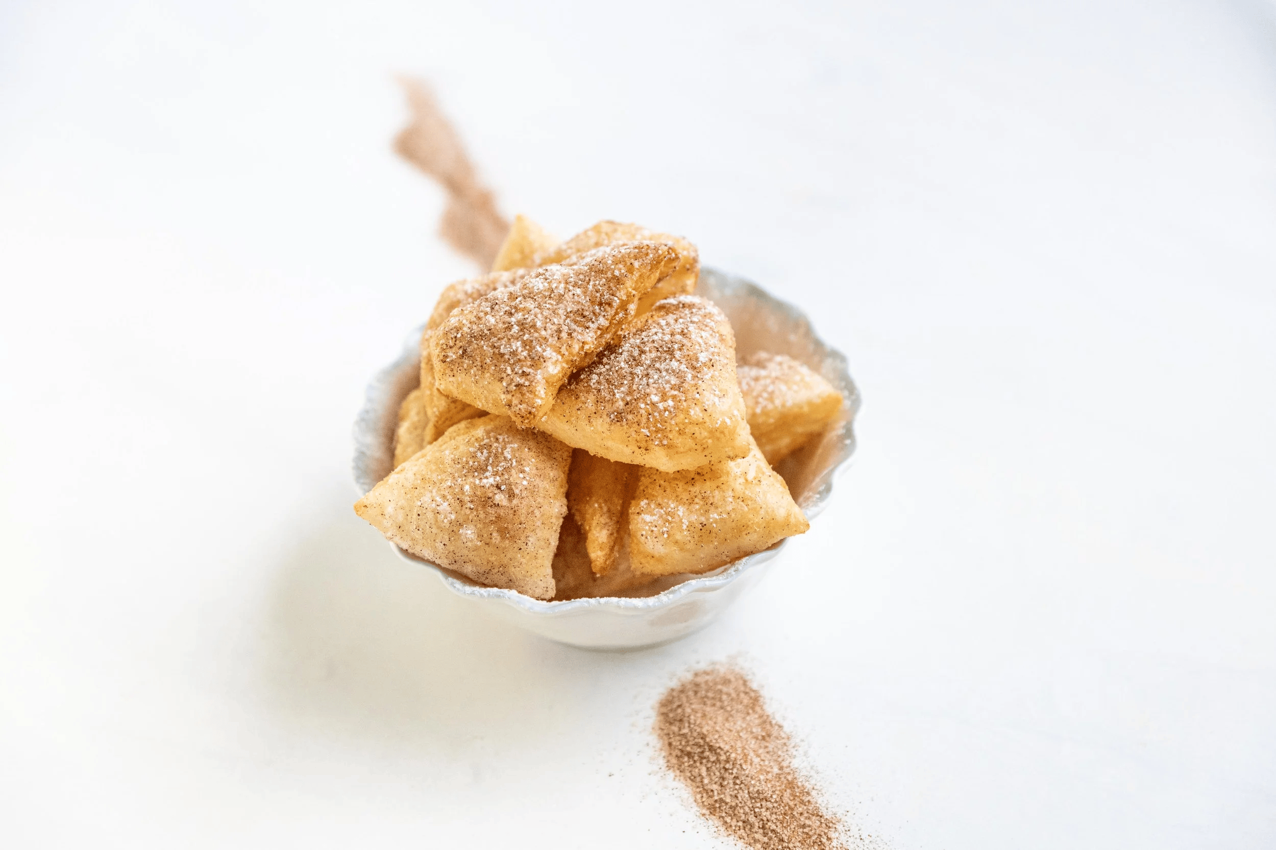 Fried Paratha in Cinnamon Sugar — Good Chef Bad Chef
